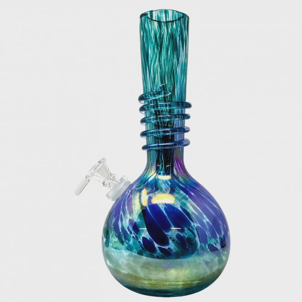 11" Globe With Wrap Soft Glass Water Pipe - Glass On Glass [E5802G ...