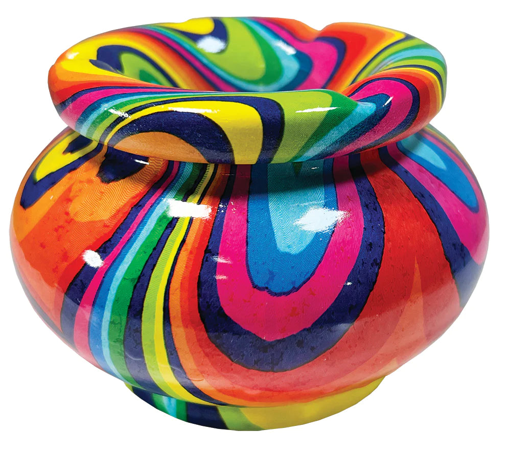 Psychedelic Ceramic Ashtray – Penny Lane Gifts
