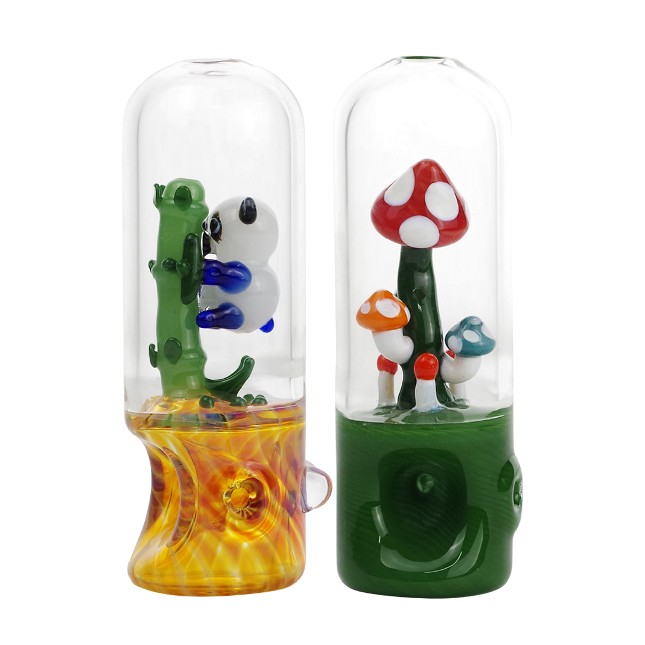 3.7" Glass Hand Pipe Glass Capsule Designs – Penny Lane Gifts